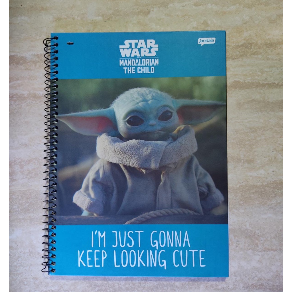 Caderno Baby Yoda - Star Wars | Shopee Brasil