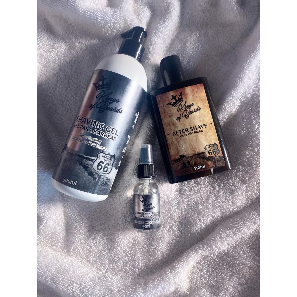 Kit barbear Kings of Beards | Shopee Brasil