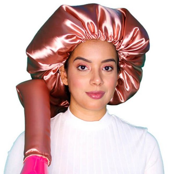 Touca difusora de Cetim Secadora Ideal Para Secar o Cabelo - Dupla face ...