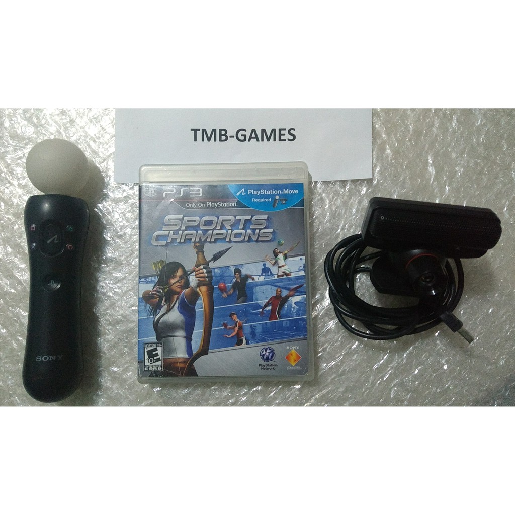 KIT MOVE + JOGO SPORTS CHAMPIONS PARA PLAYSTATION 3 | Shopee Brasil