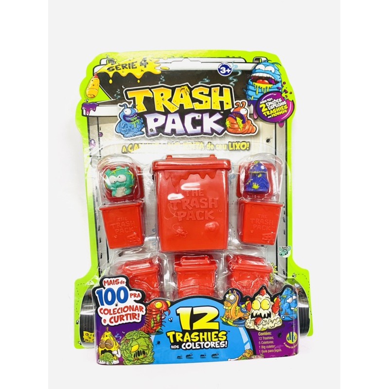 Trash Pack Série 4 A Gangue + nojenta do seu Lixo + 12 trashies | Shopee Brasil