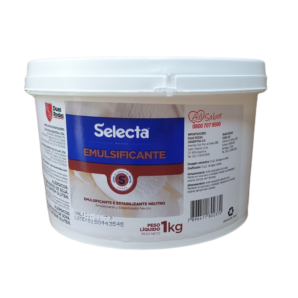 Emulsificante e Estabilizante Neutro - Selecta - 1 kg | Shopee Brasil
