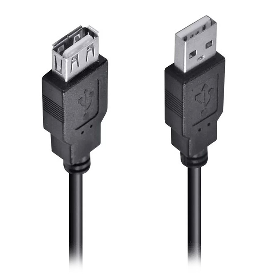 Cabo Usb Extensor 5M 2.0 - Pluscable | Shopee Brasil