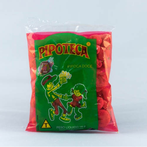 Pipoca Doce 18 gramas Pipoteca | Shopee Brasil