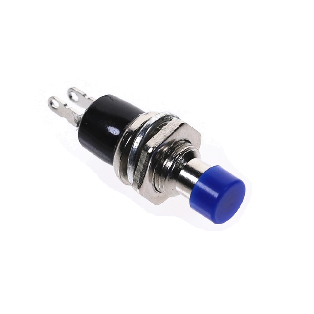 Botao Push Button PBS-110 AZUL 7mm Sem Trava | Shopee Brasil