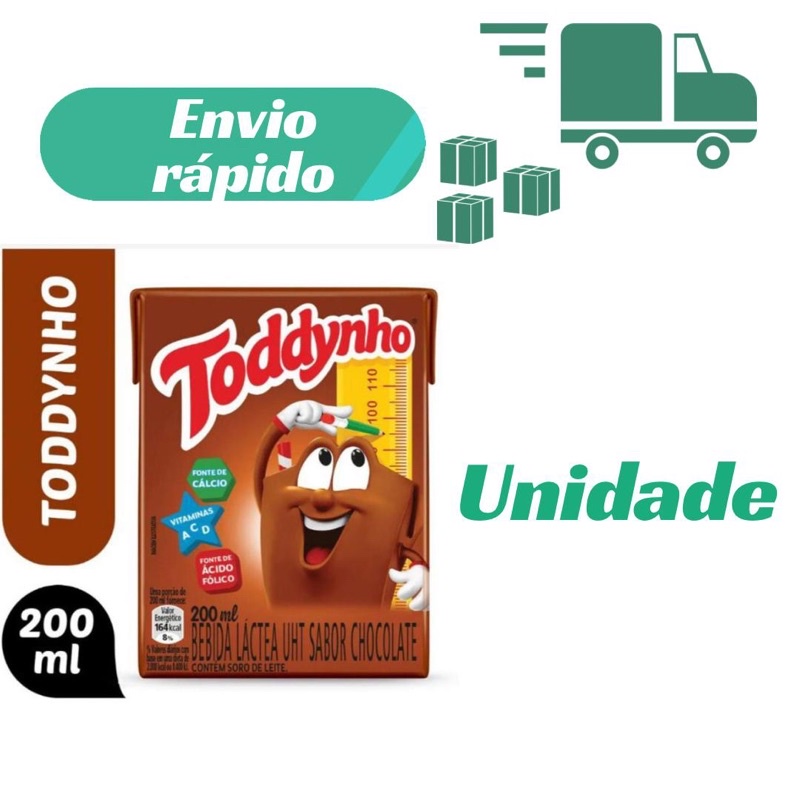 Toddynho Bebida Láctea 200ml Achocolatado | Shopee Brasil