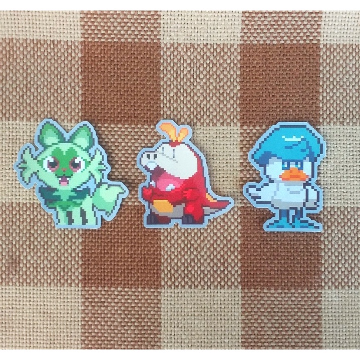 Adesivo Trio Pokémon Scarlet/Violet | Shopee Brasil