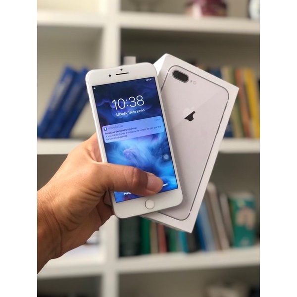iPhone silver 8 Plus | Shopee Brasil