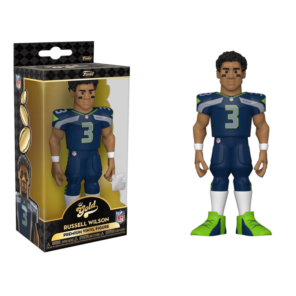 Funko Vinyl Gold Russell Wilson NFL Seahawks Premium Figure | Shopee Brasil