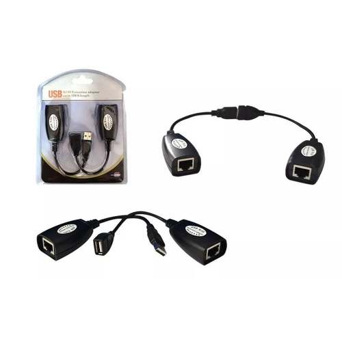 Cabo Usb Adptador Extensor Rj45 Usb Via Cabo De Rede | Shopee Brasil