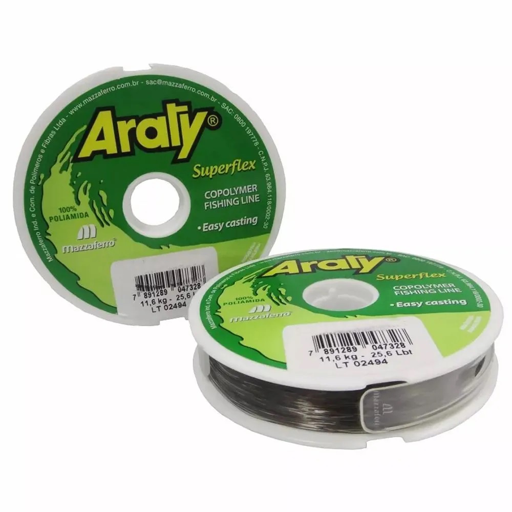 Linha de Pesca Araty Superflex 100m - Varias Medidas e Cores | Shopee ...