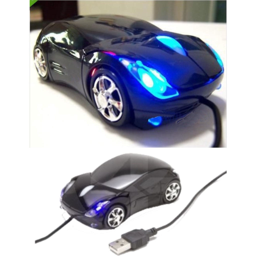 Mouse Óptico Carrinho Usb 1200 dpi Mouse com Fio Formato de Carro Pc ...