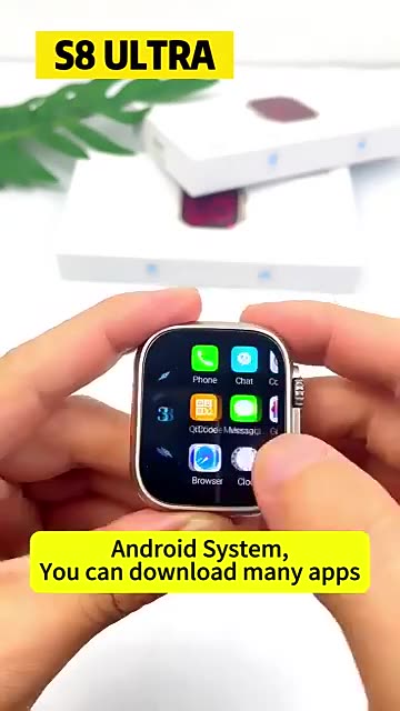 sim Card 】 GS29 Relógio Inteligente Com slot E WIFI 4G Smart Watch 9 ...