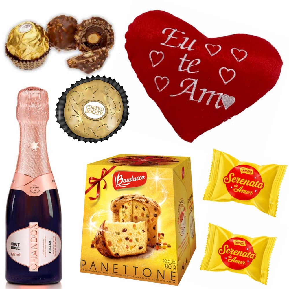 Kit De Natal Produtos Linha Premium Chandon Panettone Bombom Shopee