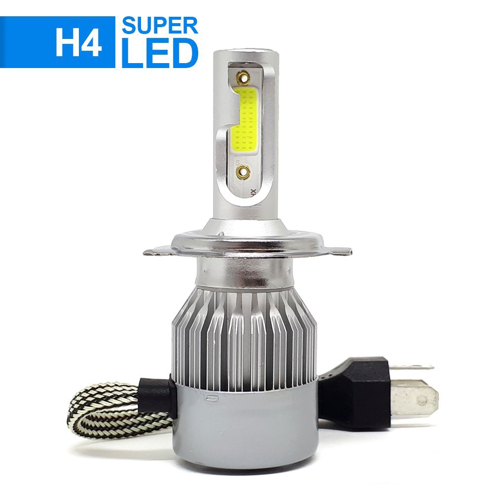 Kit Par Lâmpada Automotiva Super Led H1 H3 H4 H6 H7 H11 H13 H16 H27 HB3 9006 HB4 Farol De Carro ...