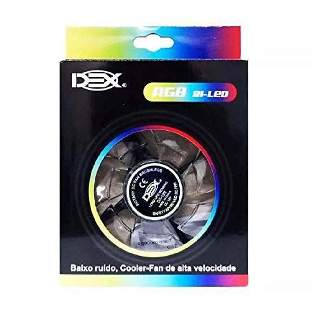 Cooler Fan Gamer Dx-12r Dex 12x12 Rgb | Shopee Brasil