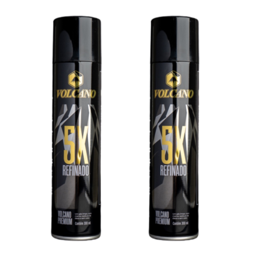 Kit 2x Refil Volcano 5x Filtrado E Refinado 300ml cada | Shopee Brasil