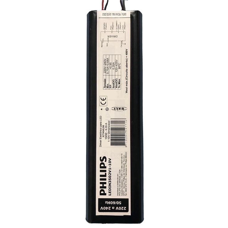 Driver Led Xitanium 150W 0.35A 220V Dimerizavel Philips | Shopee Brasil