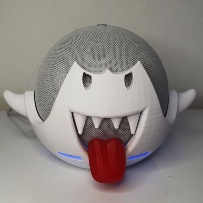 Suporte Boo (Mario Bros) para Alexa Echo Dot 4, Echo Dot 5 | Shopee Brasil