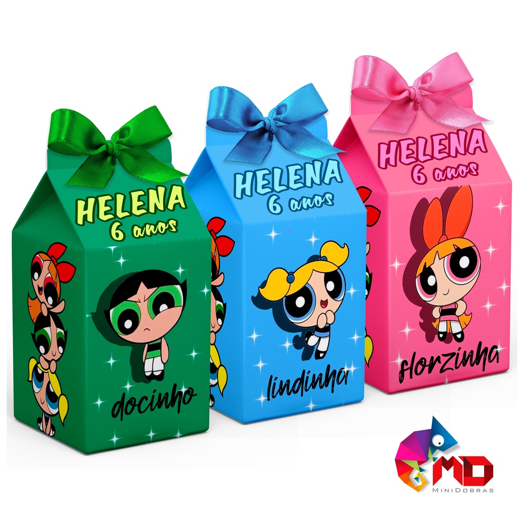 As Meninas Super Poderosas Caixa Milk | Shopee Brasil