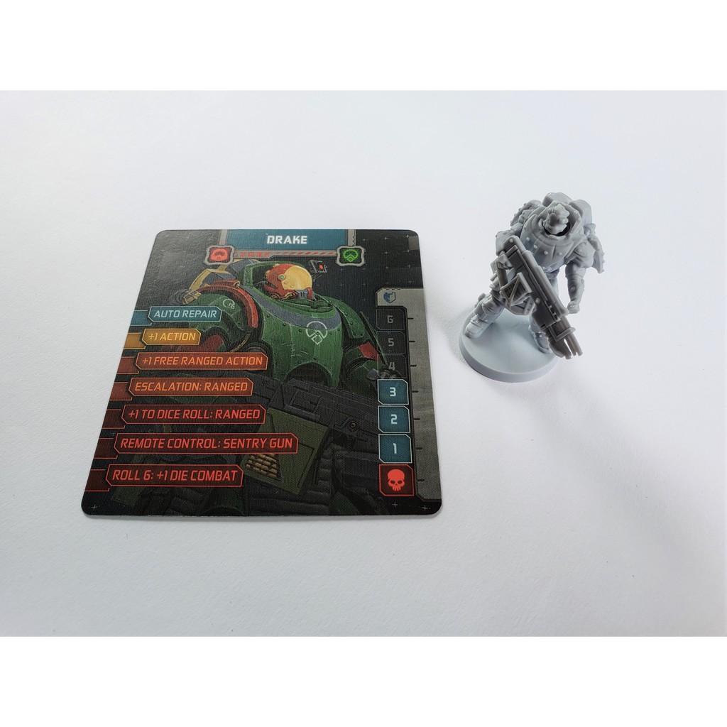 Drake (Ingo Drache) - Sobrevivente | Survivor - Zombicide Invader ...