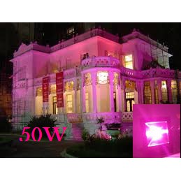 Refletor Led 50w Bivolt Rosa Ip65 | Shopee Brasil