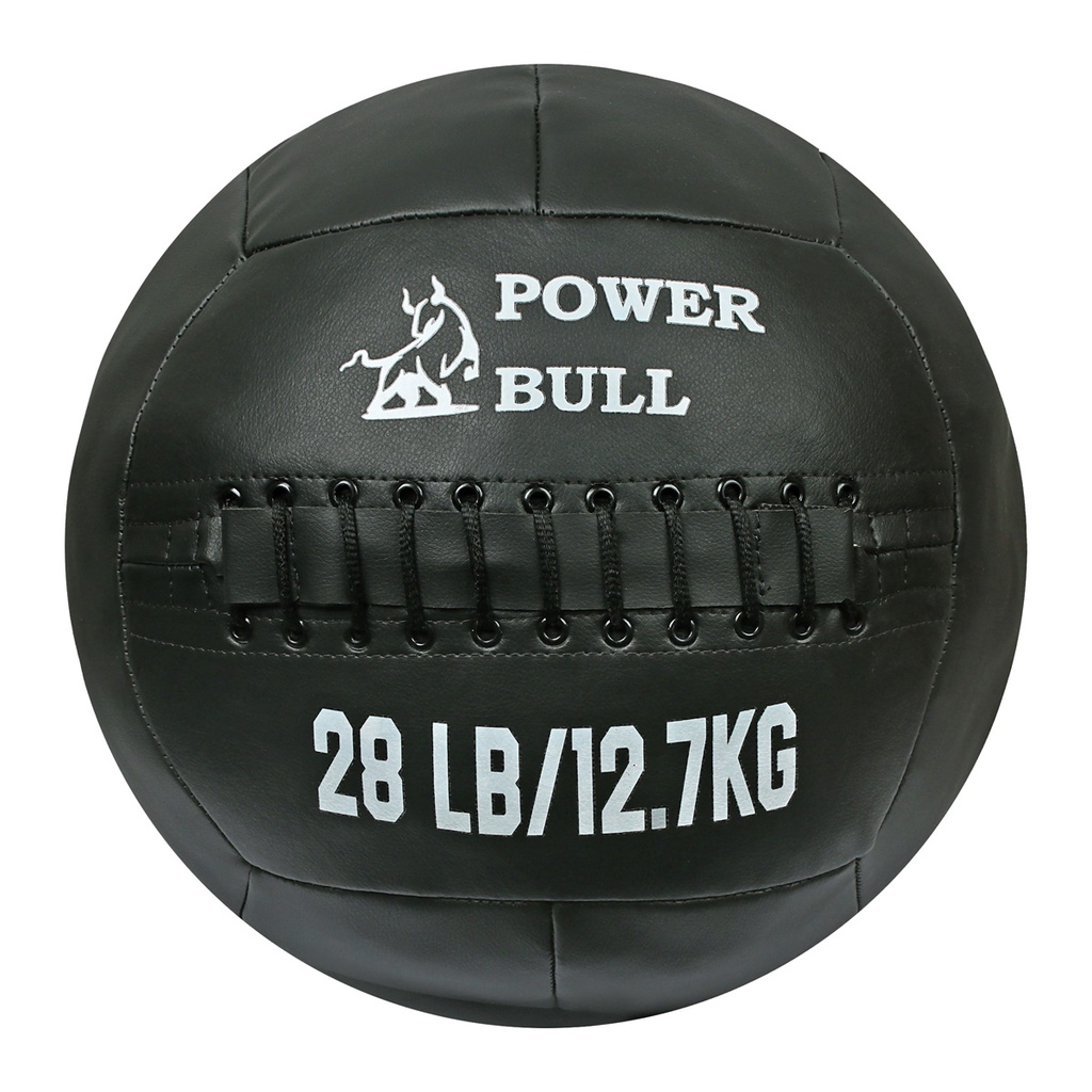 Wall Ball 12,7 kg Medicine Ball Bola de Peso Couro Legítimo Academia ...