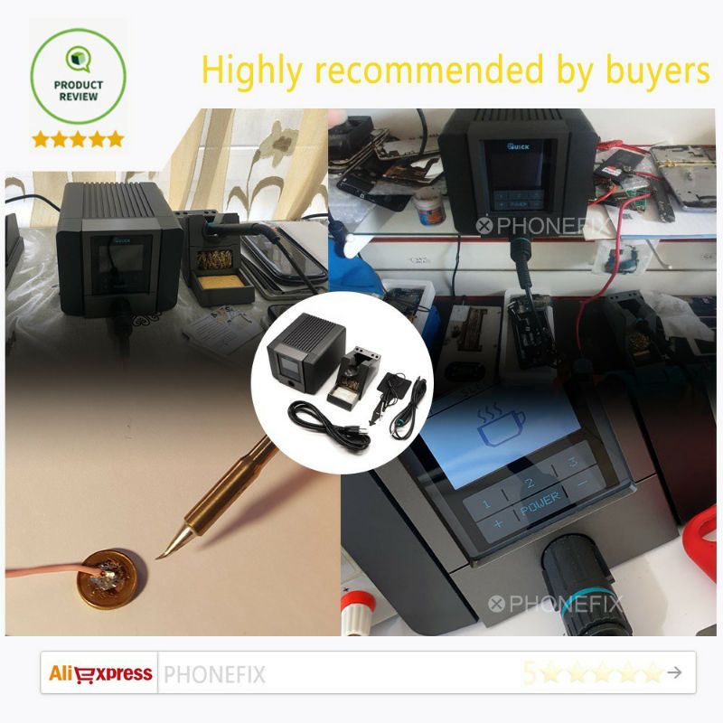 estação de solda Quick ts 1200a 110v sem chumbo pgofissional | Shopee ...