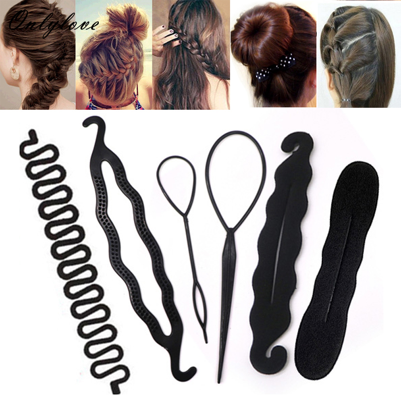 Onlylove Magia Styling Acessórios De Cabelo Grampo De Cabelo Diy Trança ...
