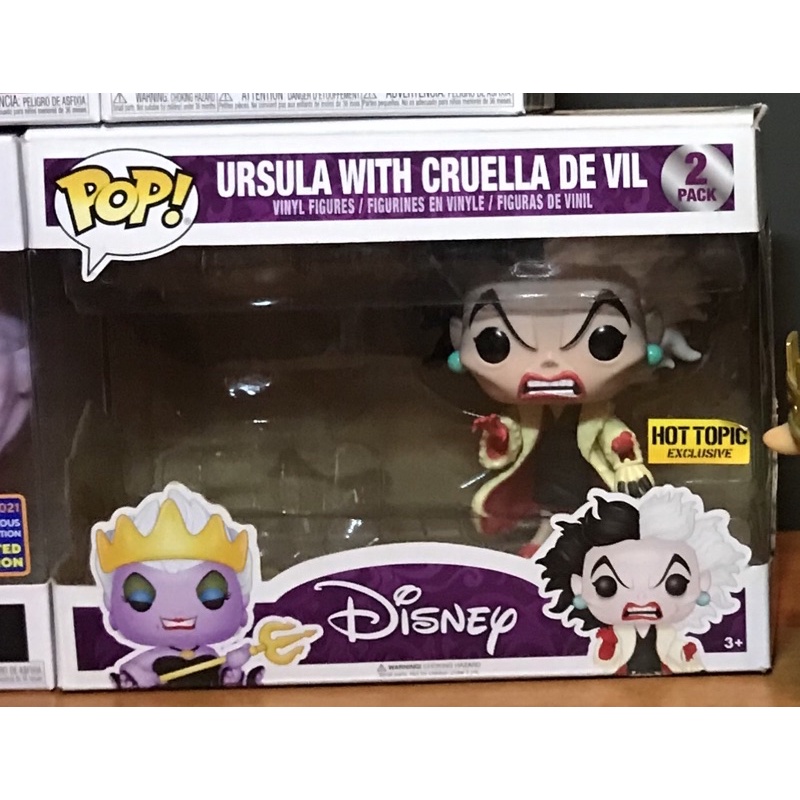 FUNKO POP CRUELLA (PACK URSULA) - DISNEY | Shopee Brasil