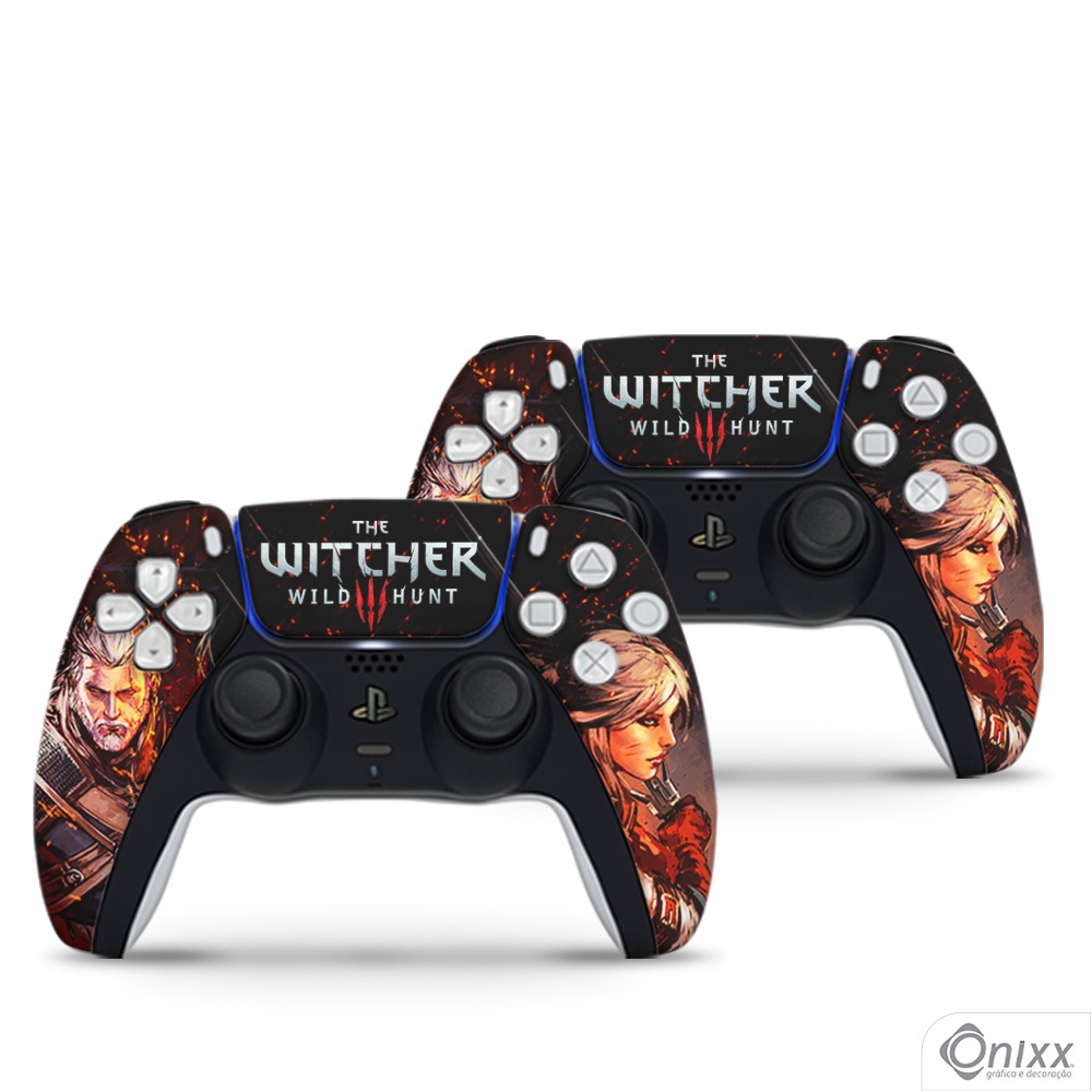 Skin PS5 JOYSTICKS Adesiva The Witcher Wild Hunt | Shopee Brasil