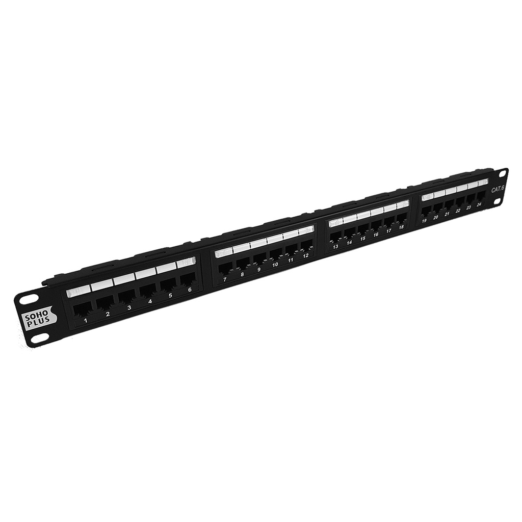 Patch Panel 24 portas Cat6 Furukawa Sohoplus Para Rack 19 Polegadas ...