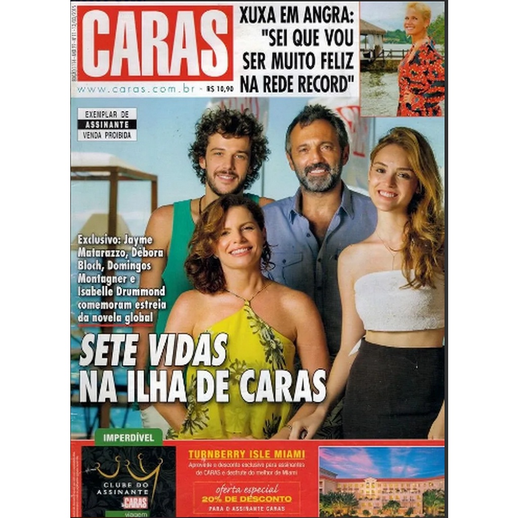 REVISTA CARAS, EDIÇÃO 1114, DE 13 DE MARÇO DE 2015, COM JAYME, DEBORA ...