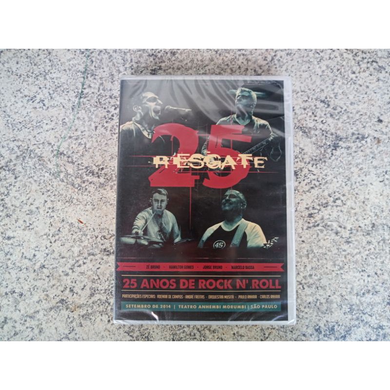 DVD RESGATE -25 ANOS DE ROCK N' ROLL | Shopee Brasil