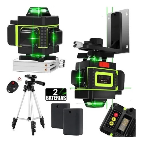 Hiper Super Nível Laser Hilda Profissional 4d 16 Linhas + Suporte ...