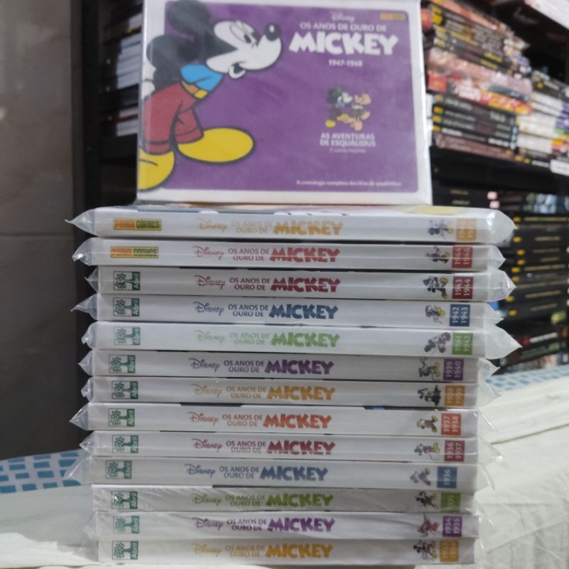 HQ Completa Os Anos de Ouro do Mickey (14 volumes) de 1933 até 1948 ...