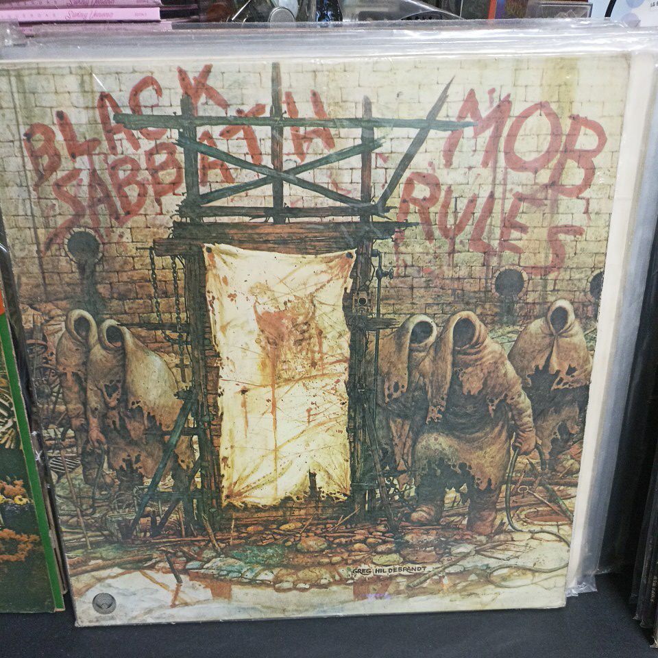 lp black sabbath - mob rules | Shopee Brasil