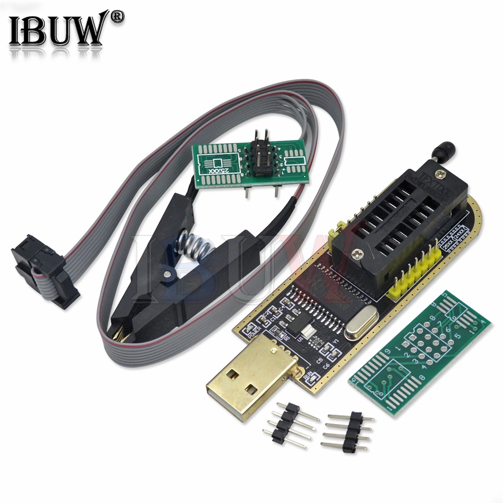 1 Pcs CH341A 24 25 Série EEPROM Flash BIOS USB Programmer Módulo ...