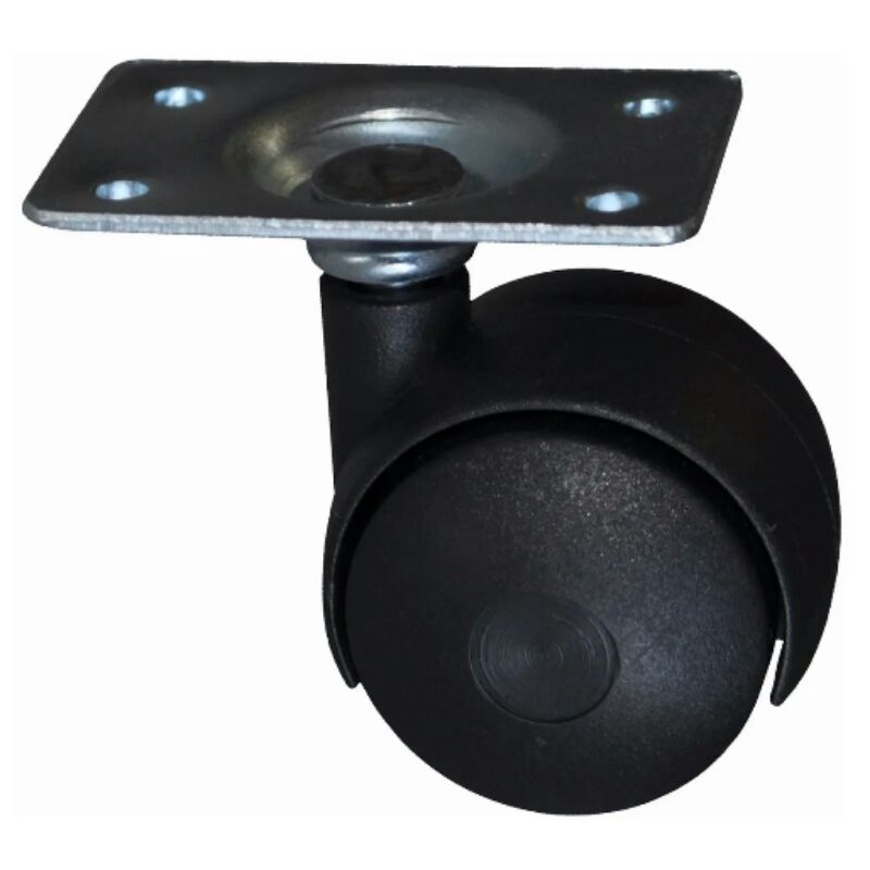 Rodizio giratório preto. Kit 4 Rodízio giratório. | Shopee Brasil