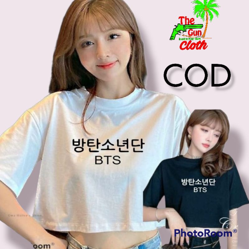 Camisetas Kpop/De História Coreanas/tops Curtos Coreanos BTS/Banfanspage | Shopee Brasil