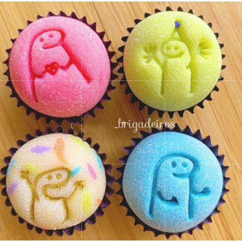 Carimbo Brigadeiro Flork Bentô Meme Kit com 4 unidades | Shopee Brasil