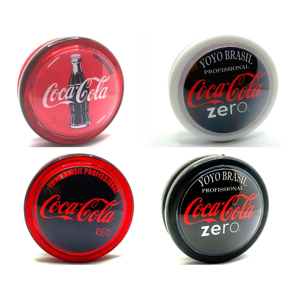 4 Yoyo (ioiô,yo-yo) Profissional Coca Cola Kit Retro Coleção | Shopee ...