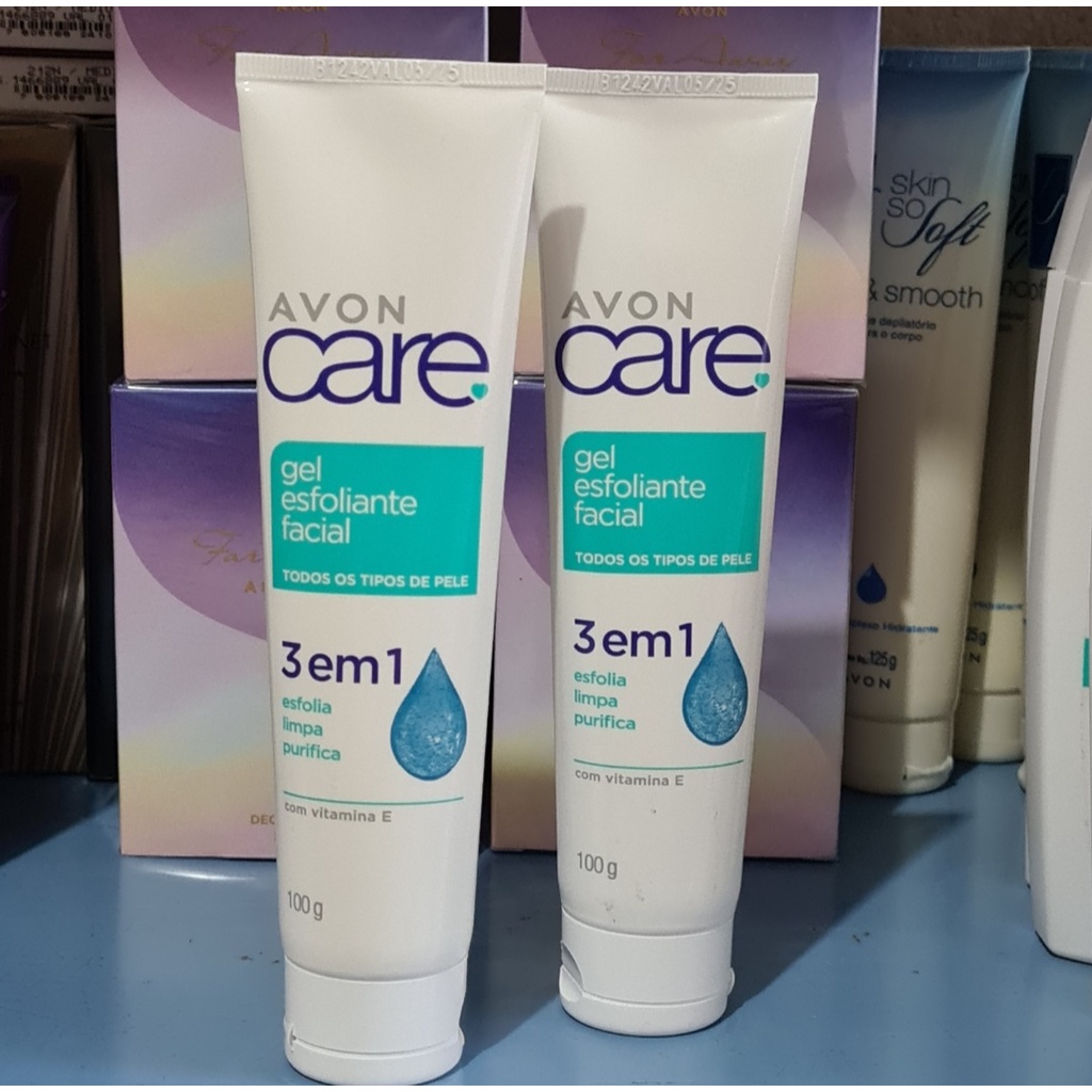 Gel Esfoliante Facial 3 em 1 Avon Care 100g | Shopee Brasil