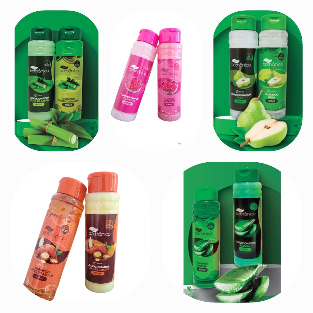 Kit Tok Bothânico Shampoo 500ml e Condicionador 500ml Diversos Tipos ...