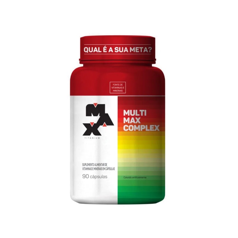 Multivitaminico Max Titanium 90 Caps - MultiMax Complex Original | Shopee Brasil