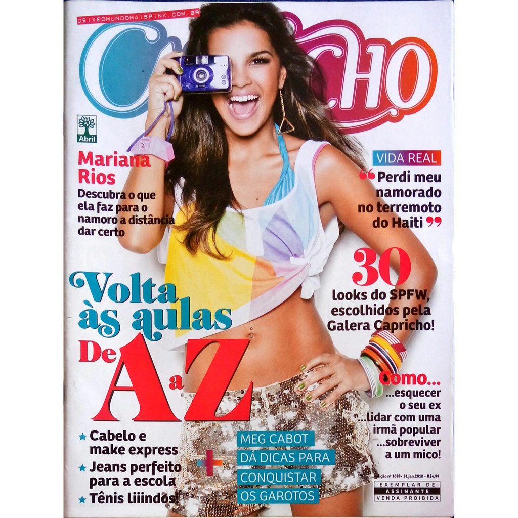 Lote 40 Revistas Capricho em Sequência | Shopee Brasil