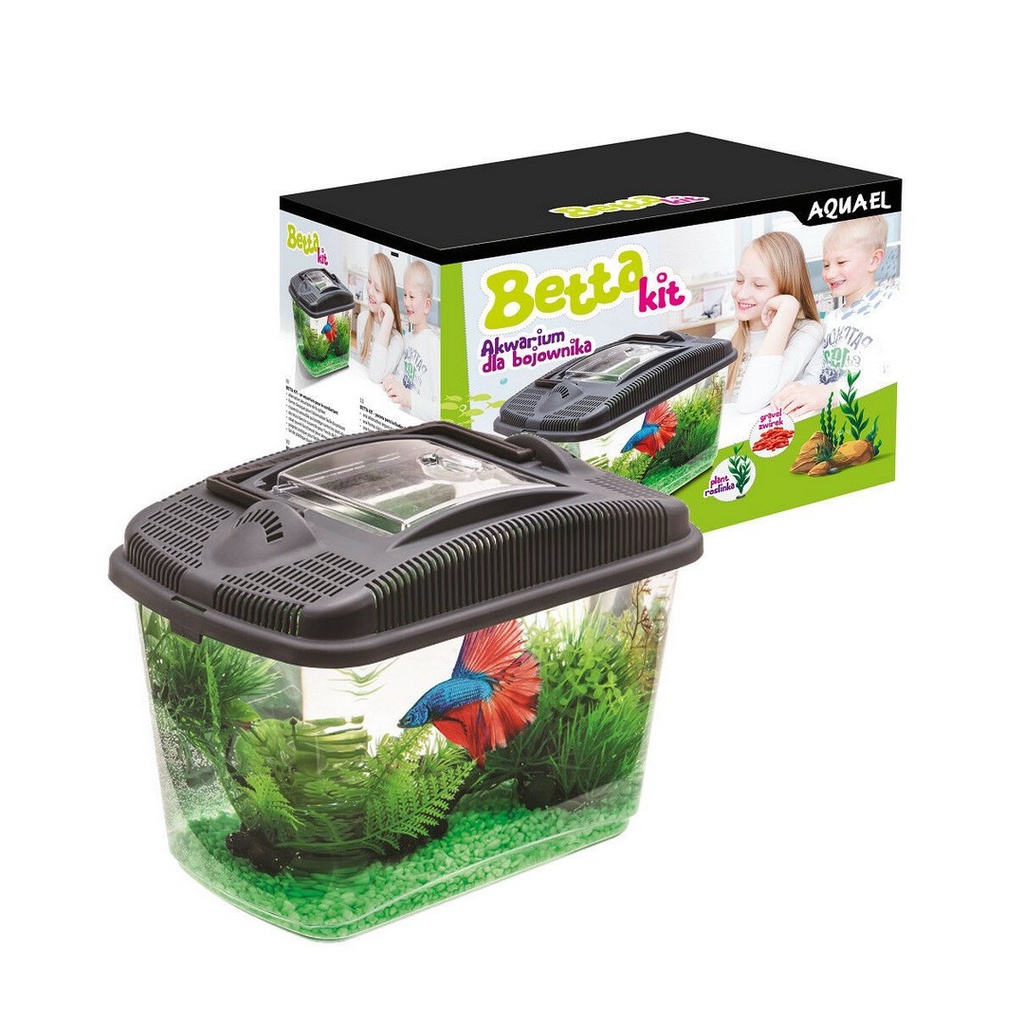 Betta Kit Aquário Para Peixes Betta 3l Aquael | Shopee Brasil