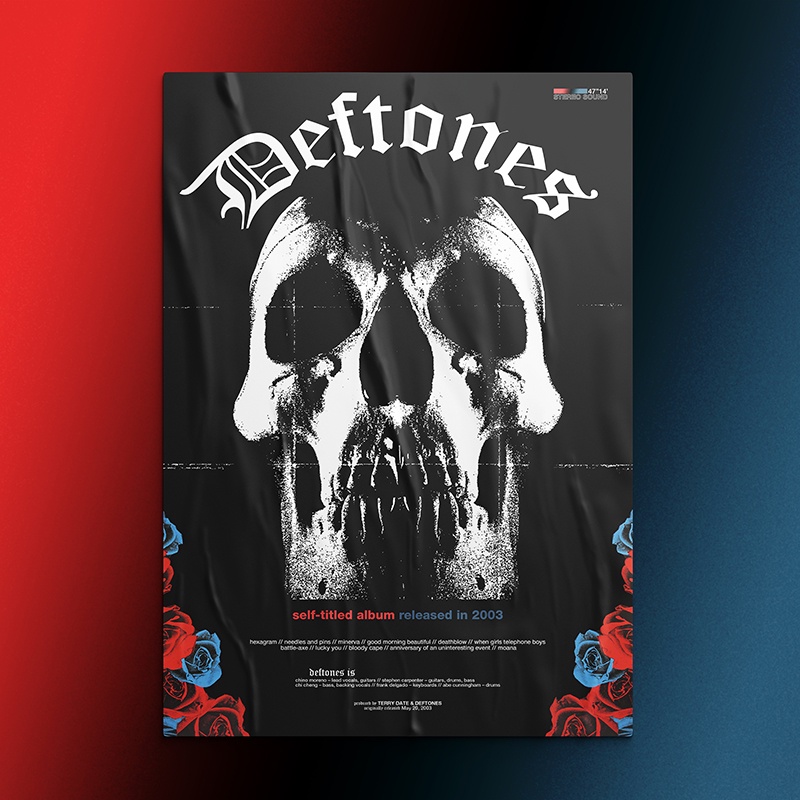 Poster Deftones / A3 | Shopee Brasil