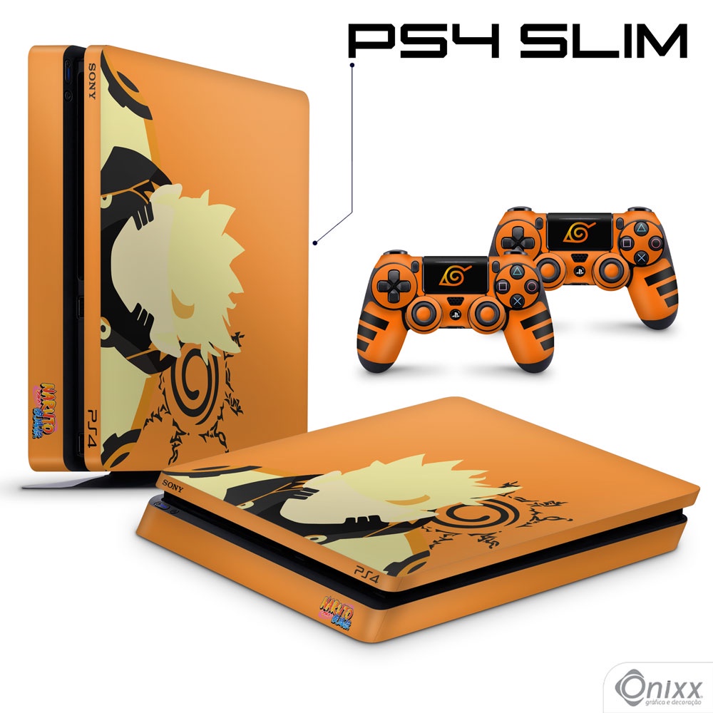 Skin PS4 SLIM Adesiva Naruto Uzumaki Minimalist | Shopee Brasil