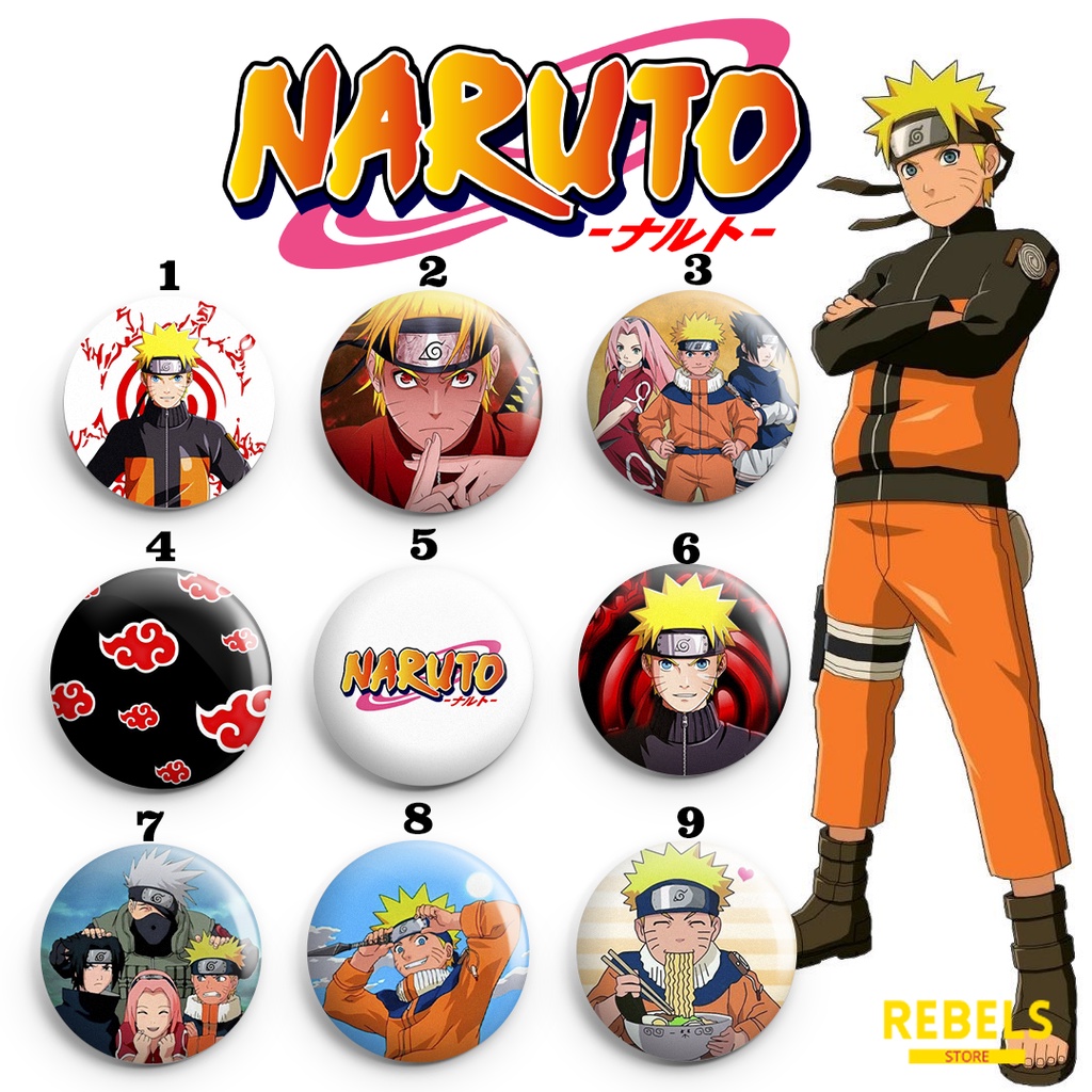 Bottons - Naruto - 4,5cm | Shopee Brasil